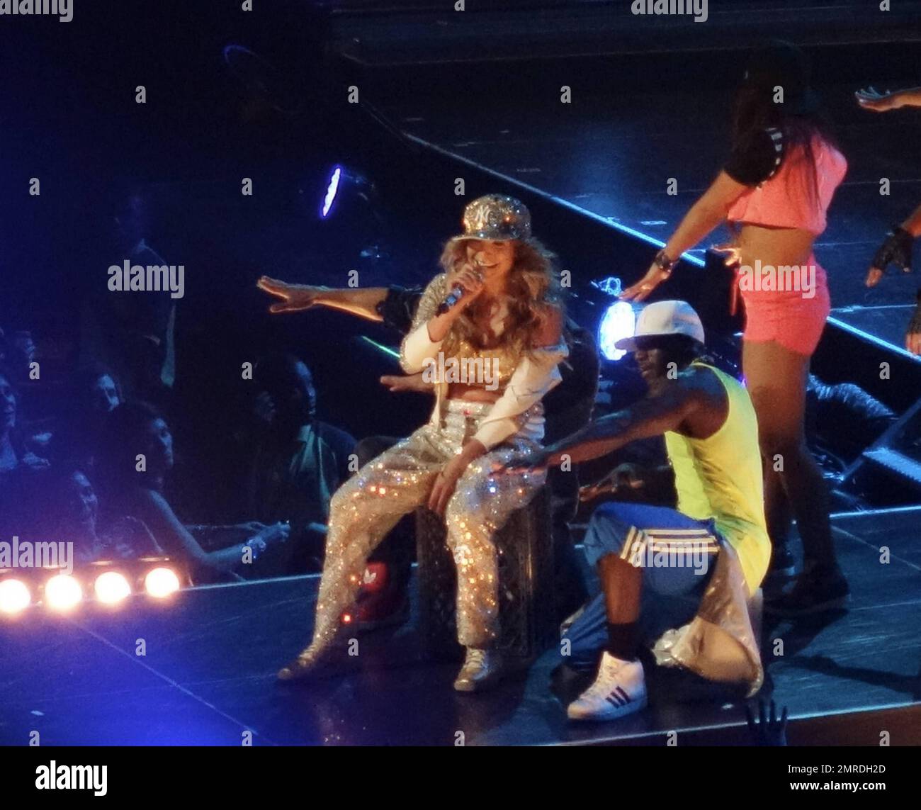 EXCLUSIVE!! Jennifer Lopez performs live at American Airlines Arena on ...