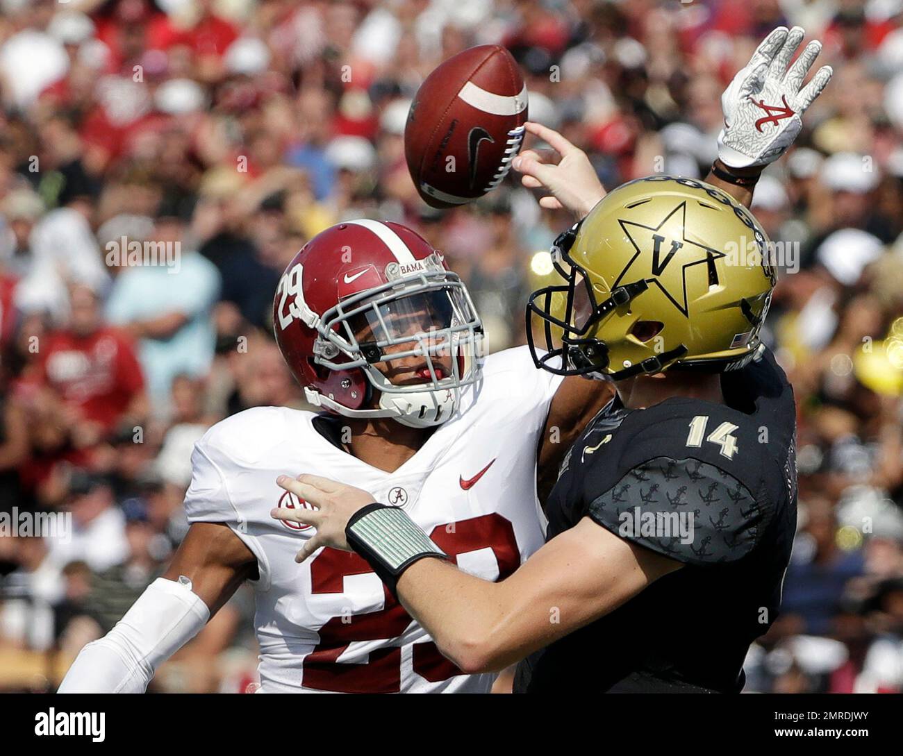 FILE - In this Saturday, Sept. 23, 2017, file photo, Alabama defensive ...