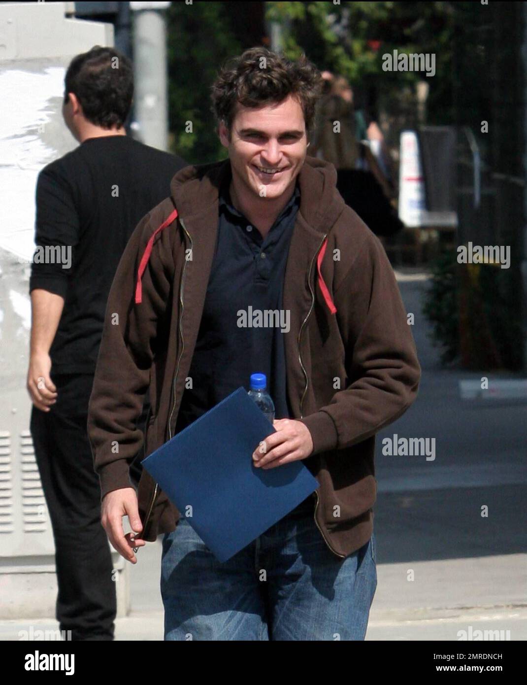 Exclusive!! Walk The Line actor Joaquin Phoenix gets what looks like a ...
