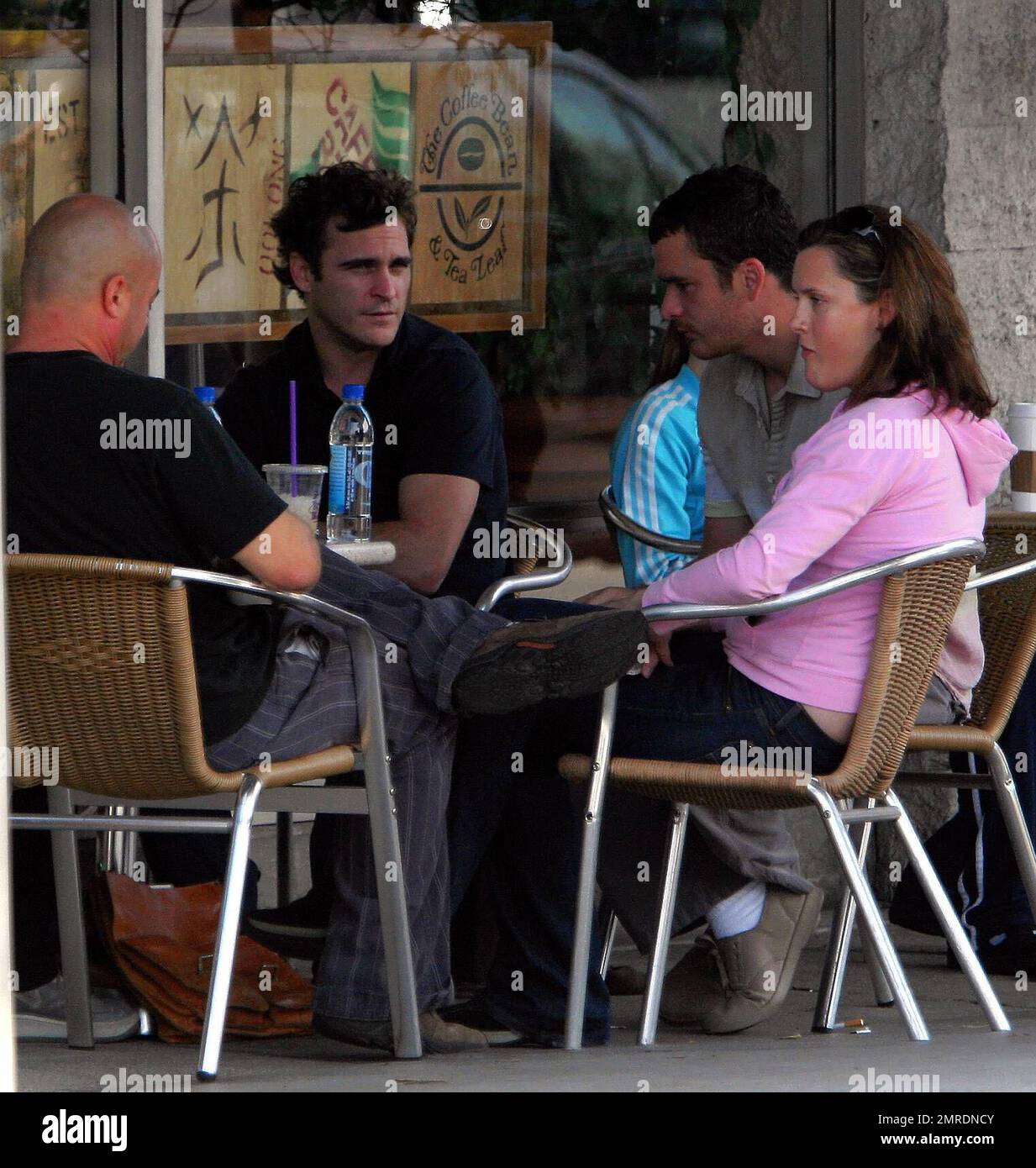 Exclusive!! Walk The Line actor Joaquin Phoenix gets what looks like a ...