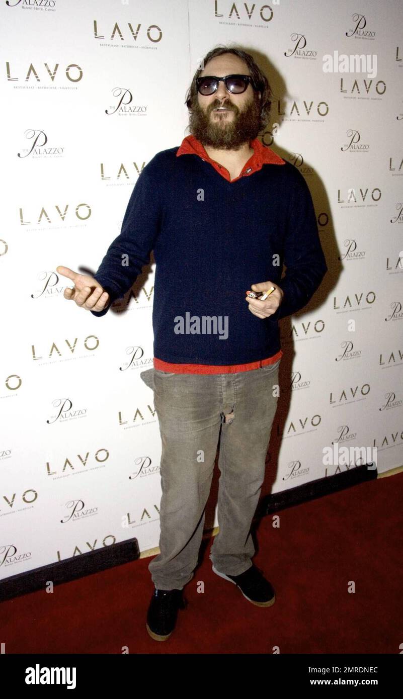 Two-time Oscar Nominee Jaoquin Phoenix walks the red carpet at Lavo ...