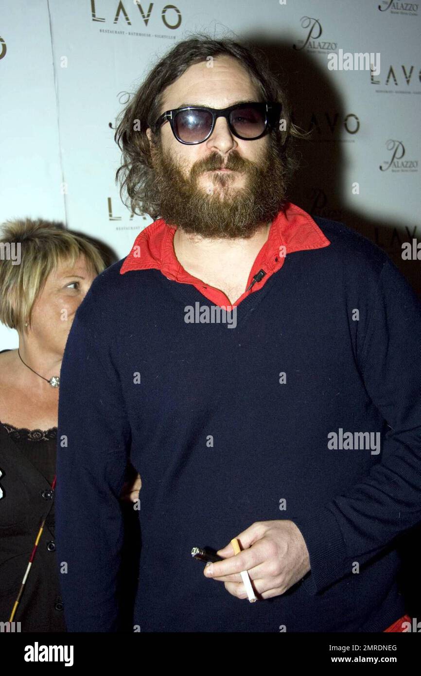 Two-time Oscar Nominee Jaoquin Phoenix walks the red carpet at Lavo ...