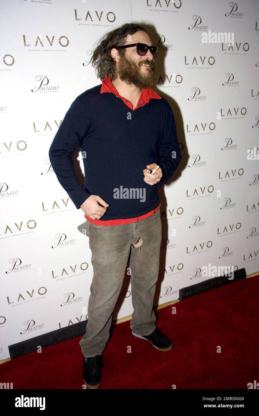 Two-time Oscar Nominee Jaoquin Phoenix walks the red carpet at Lavo ...