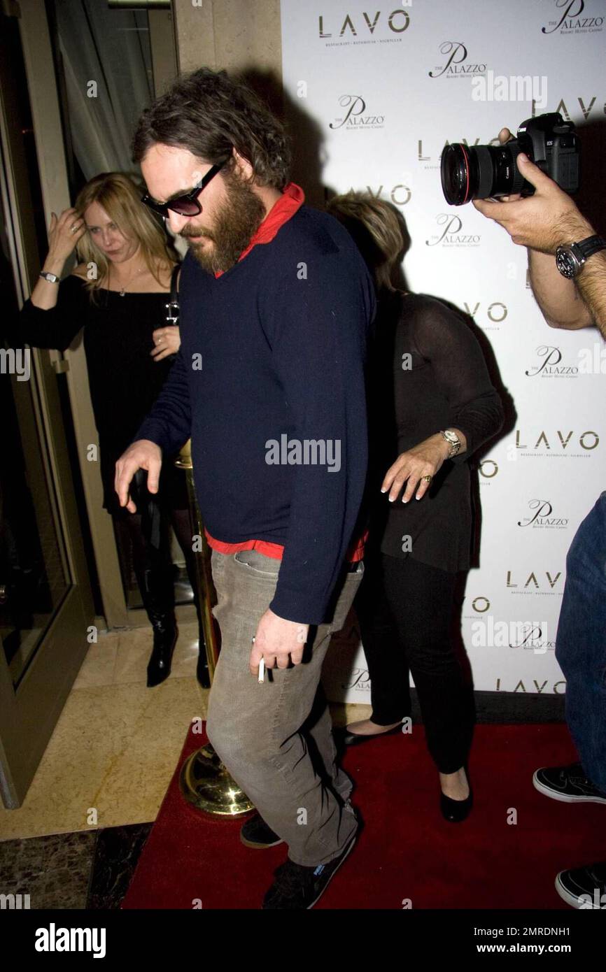 Two-time Oscar Nominee Jaoquin Phoenix walks the red carpet at Lavo ...