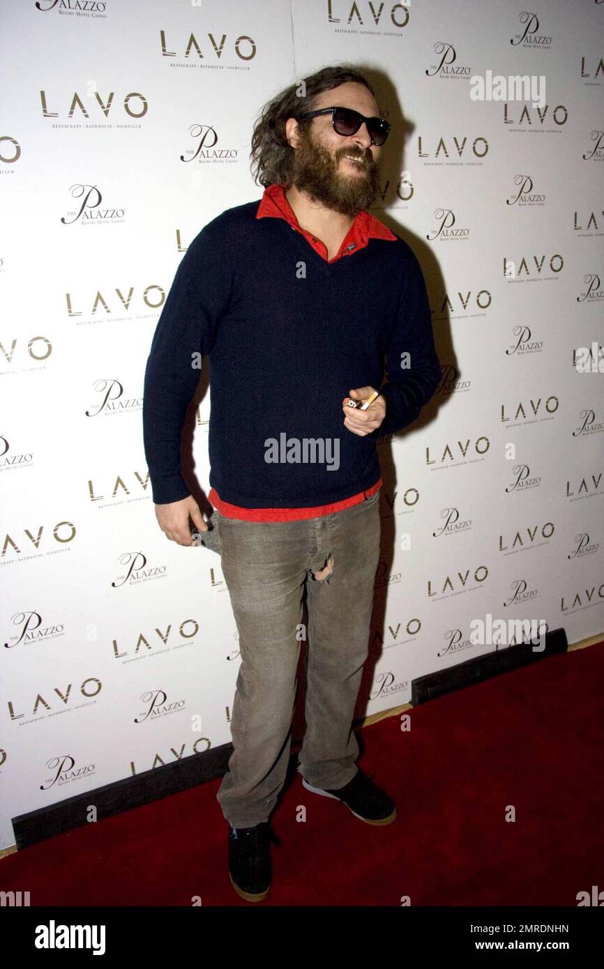 Two-time Oscar Nominee Jaoquin Phoenix walks the red carpet at Lavo ...