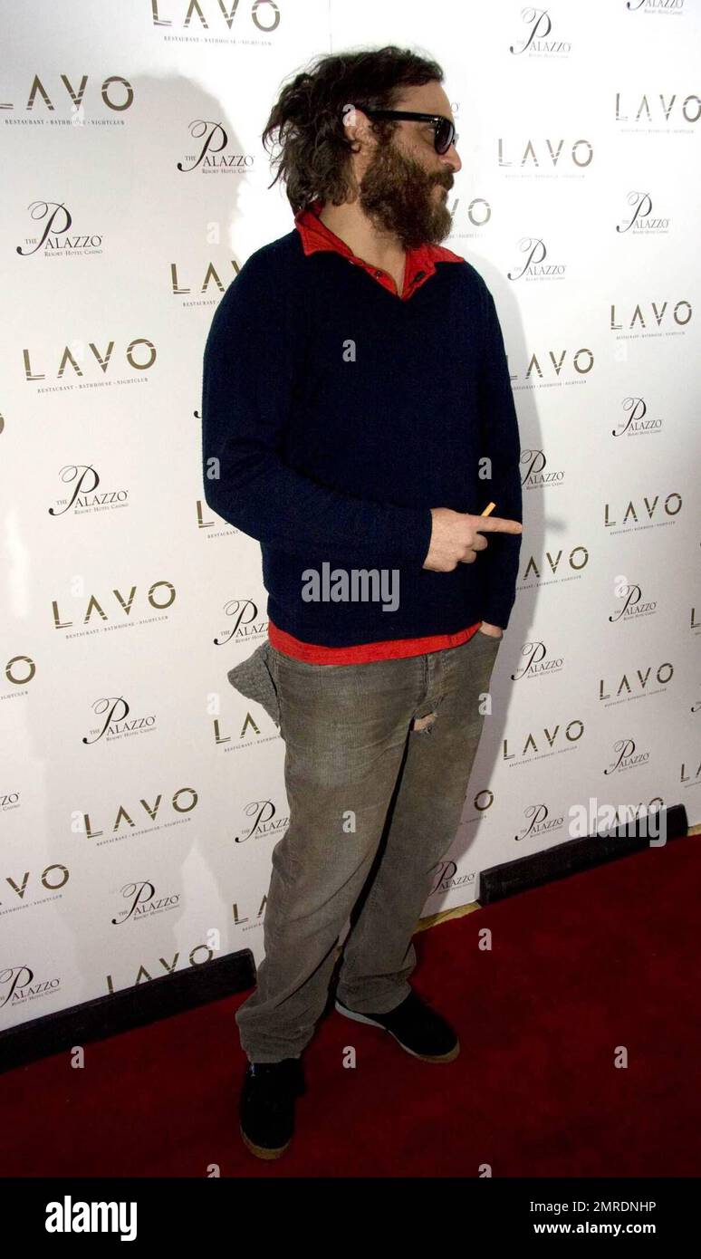 Two-time Oscar Nominee Jaoquin Phoenix walks the red carpet at Lavo ...