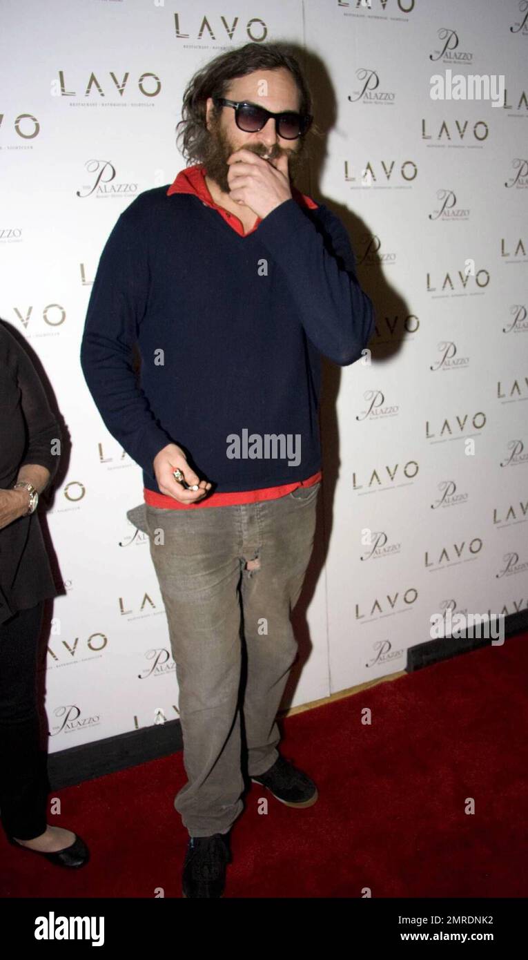 Two-time Oscar Nominee Jaoquin Phoenix walks the red carpet at Lavo ...