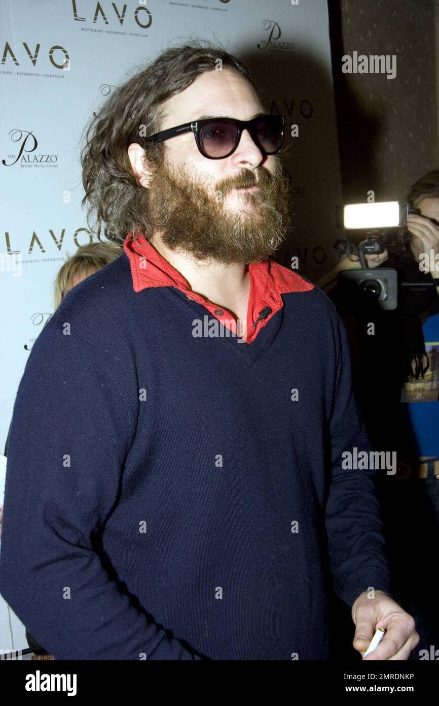 Two-time Oscar Nominee Jaoquin Phoenix walks the red carpet at Lavo ...