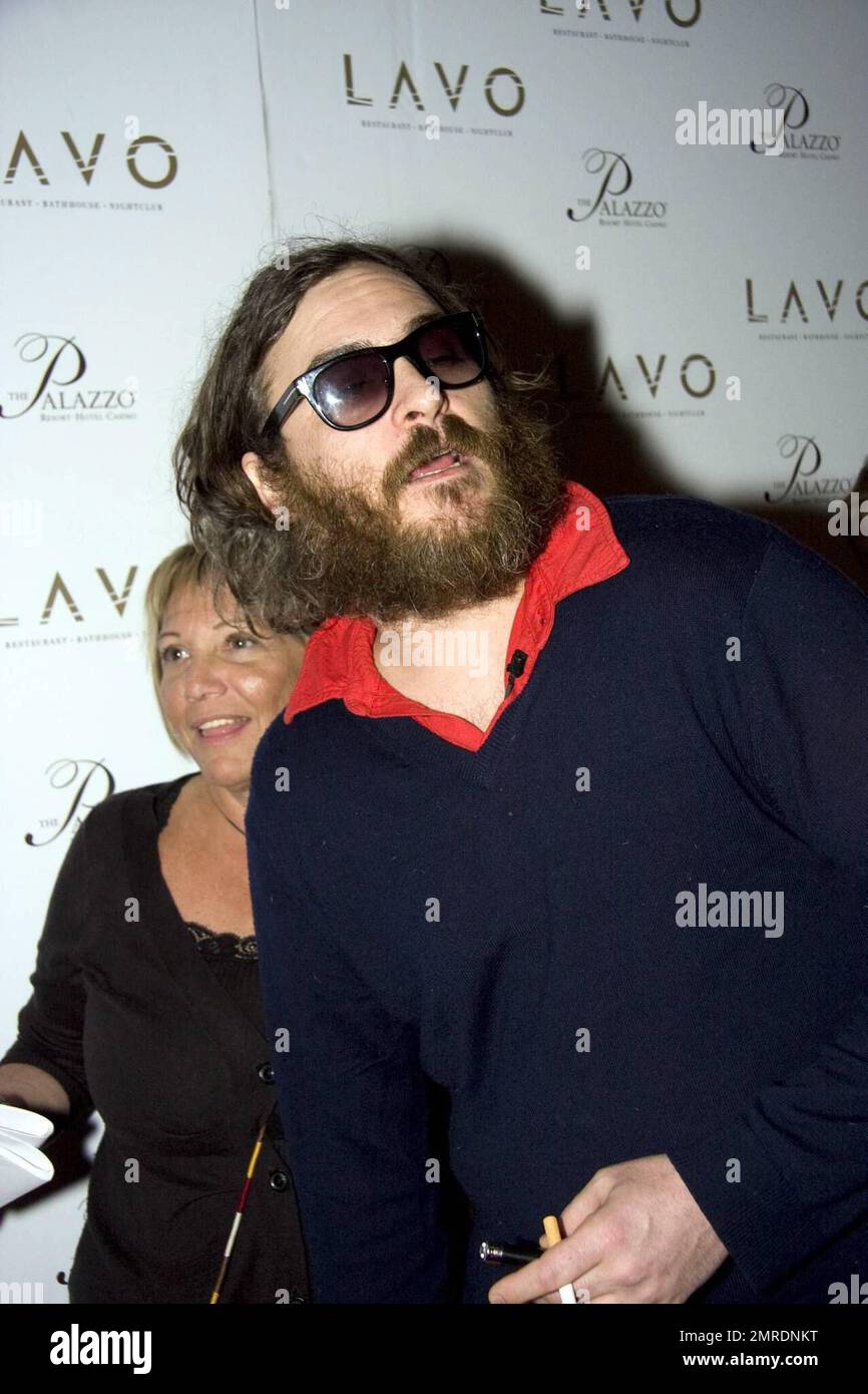 Two-time Oscar Nominee Jaoquin Phoenix walks the red carpet at Lavo ...