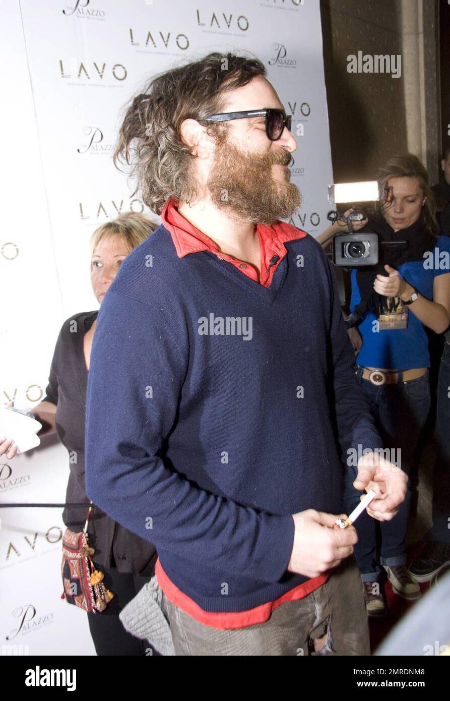 Two-time Oscar Nominee Jaoquin Phoenix walks the red carpet at Lavo ...