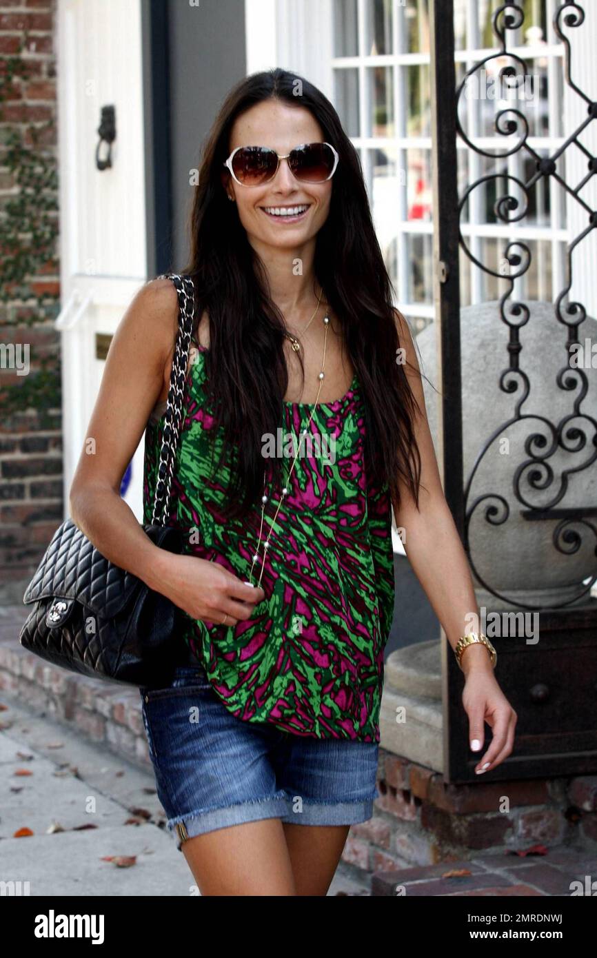 Jordana Brewster takes a break before she leaves to start filming The ...