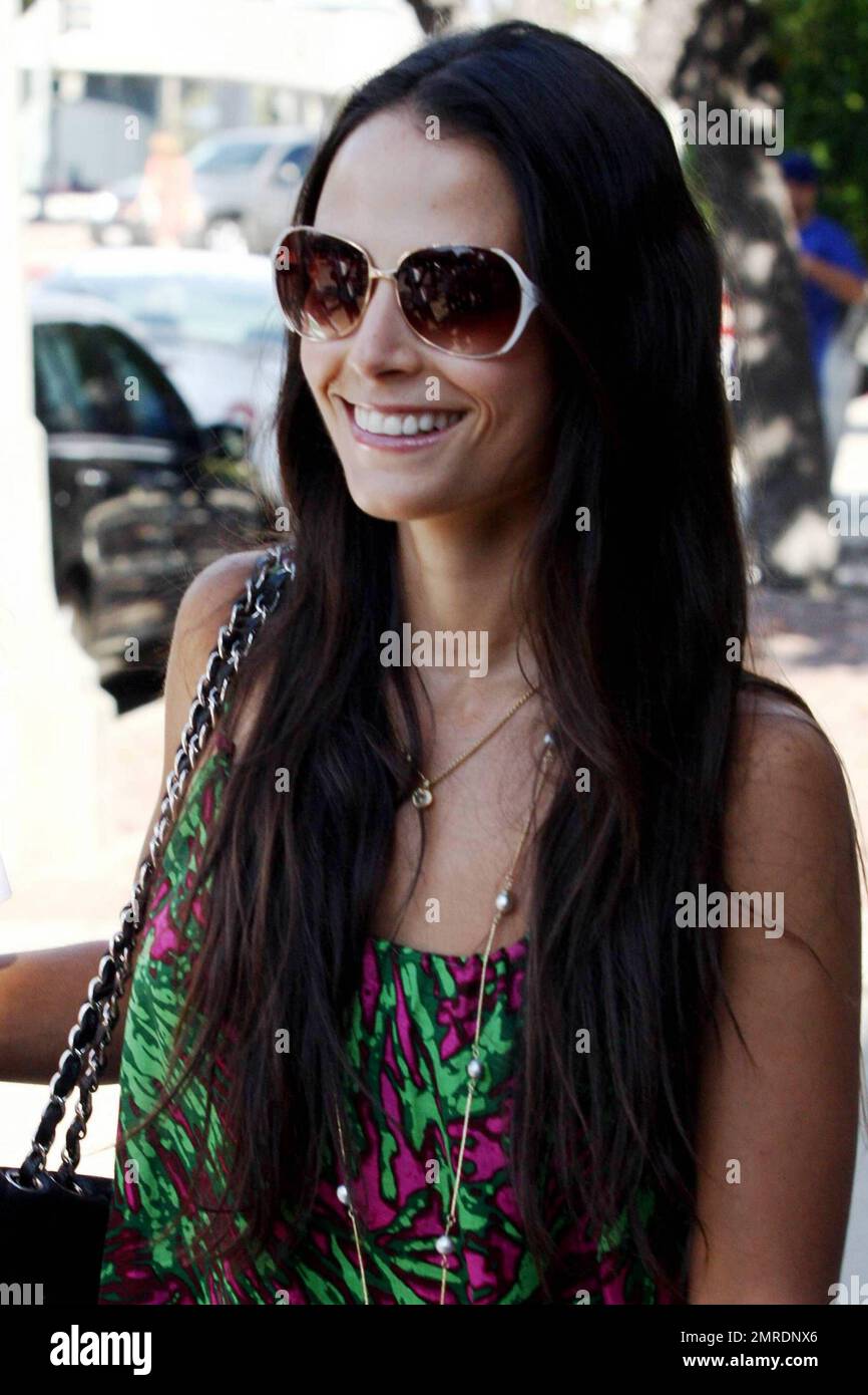 Jordana Brewster takes a break before she leaves to start filming The ...