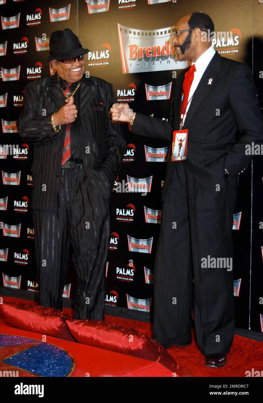 Michael Jackson's father Joe Jackson attends the Las Vegas premiere of ...