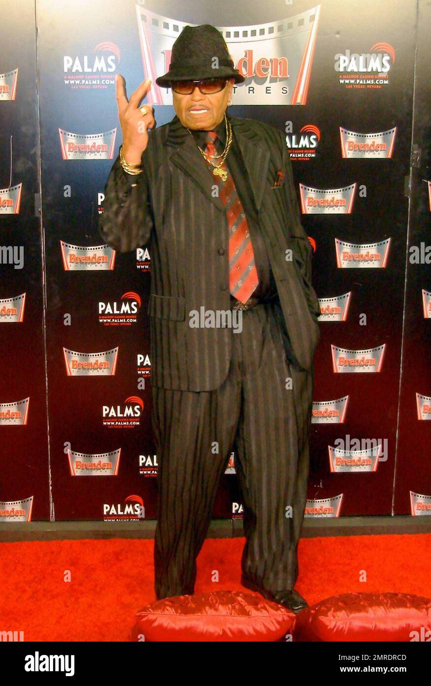 Michael Jackson's father Joe Jackson attends the Las Vegas premiere of ...