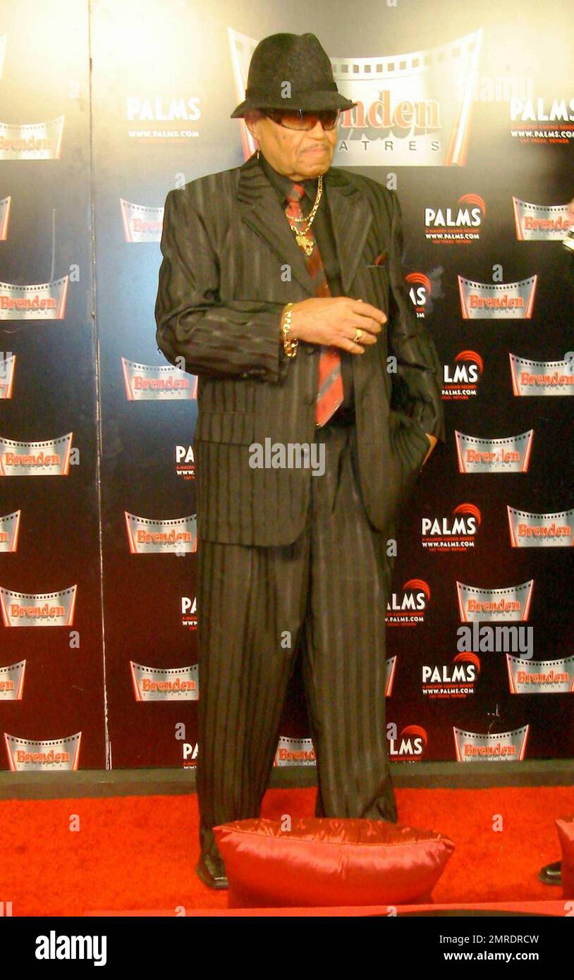 Michael Jackson's father Joe Jackson attends the Las Vegas premiere of ...