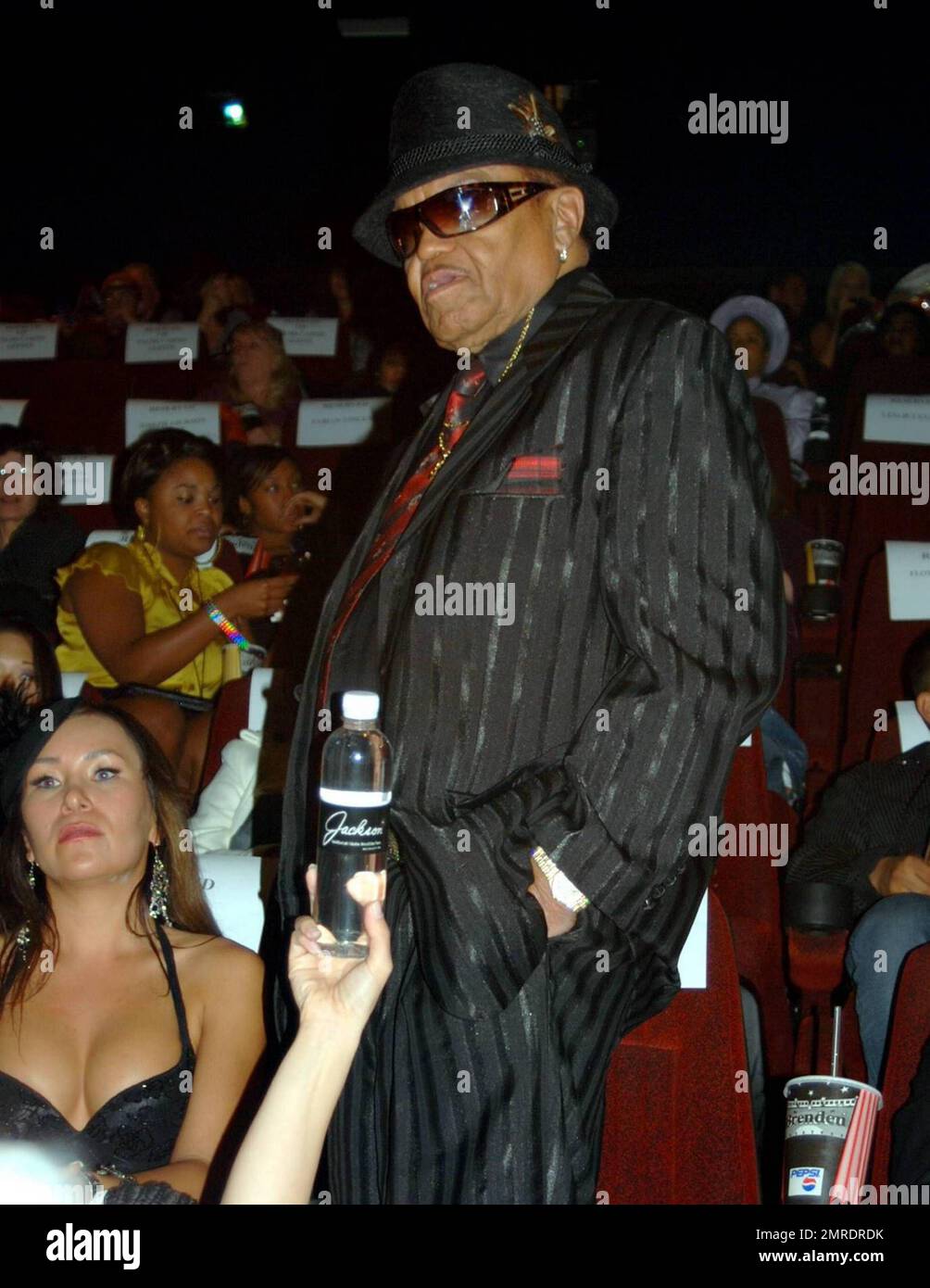 Michael Jackson's father Joe Jackson attends the Las Vegas premiere of ...