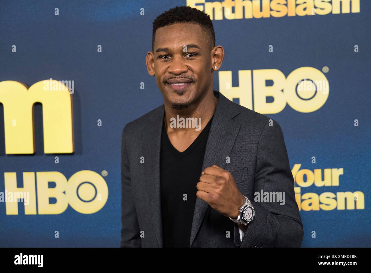 Daniel "Danny" Jacobs attends the premiere of HBO's "Curb Your ...