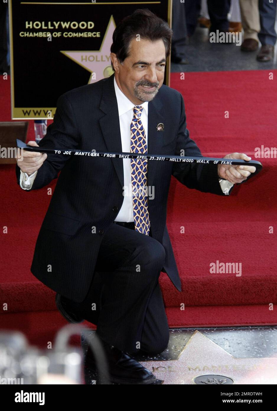Actor Joe Montegna receives his star on the Hollywood Walk of Fame ...