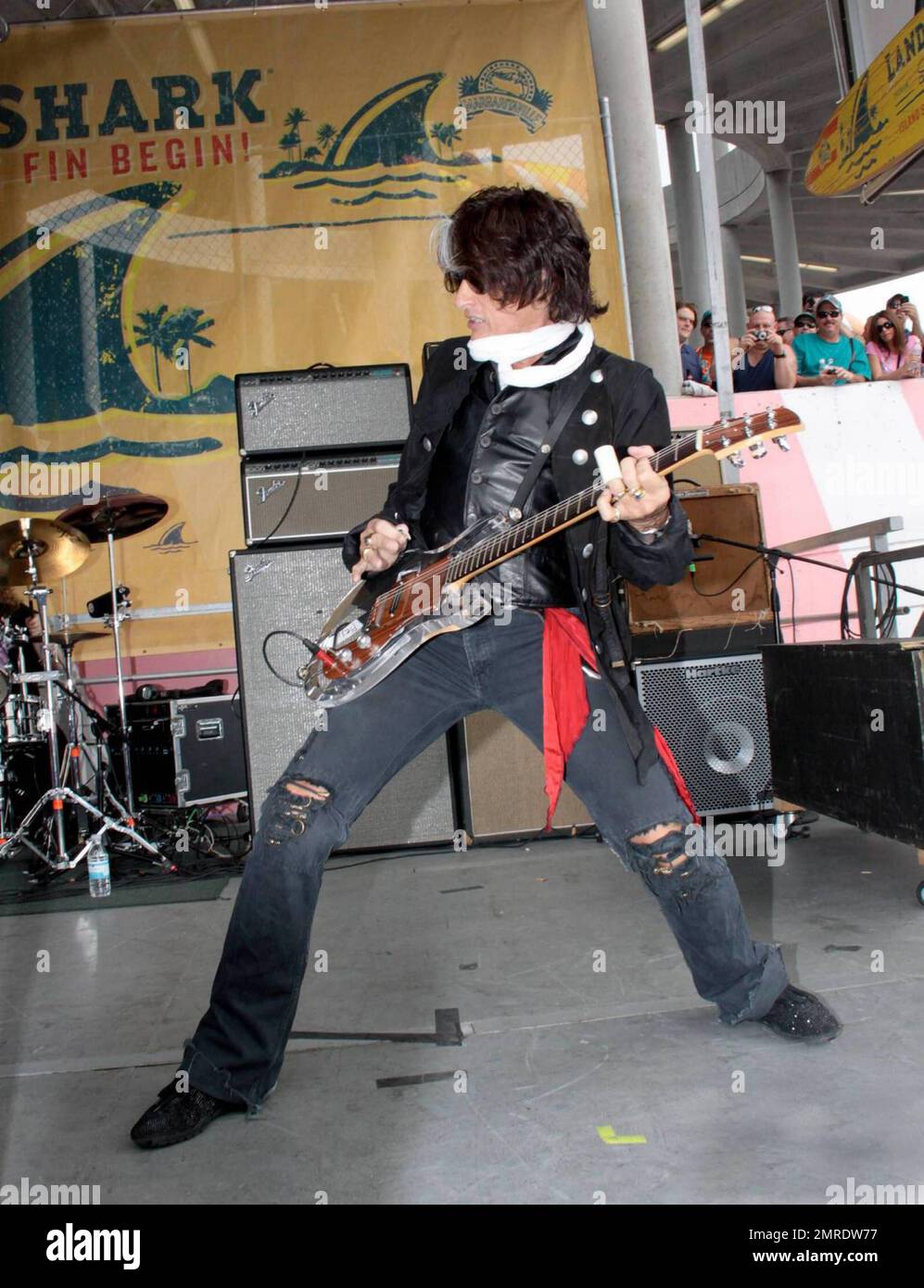 Legendary lead guitarist and co-founding member of Aerosmith Joe Perry ...