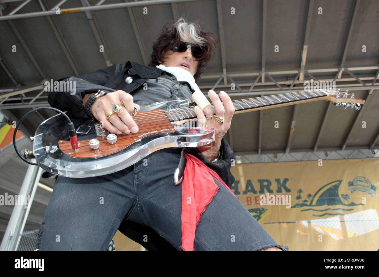 Legendary lead guitarist and co-founding member of Aerosmith Joe Perry ...