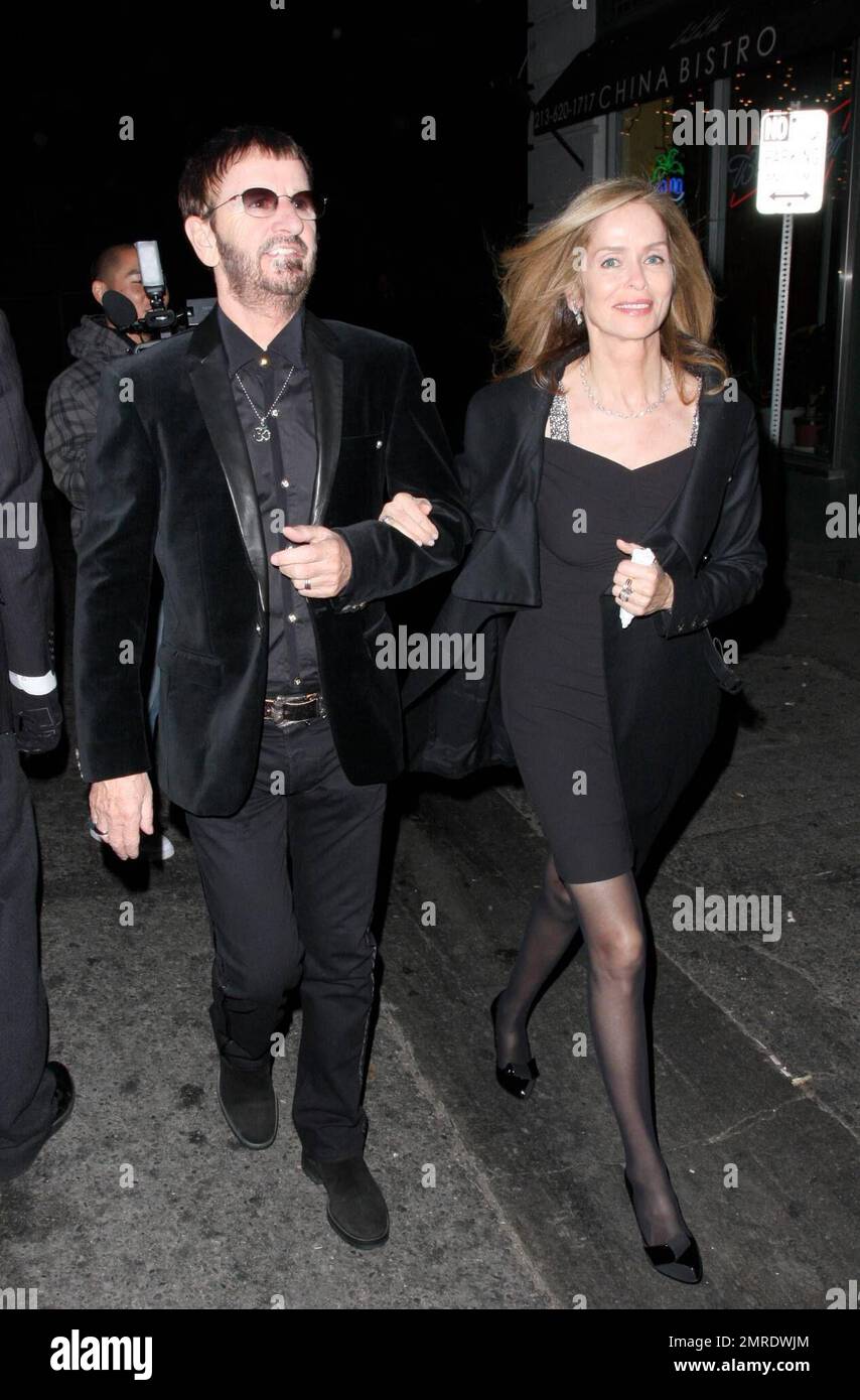 Beatle Ringo Starr and wife Barbara Bach attend rocker Joe Walsh's ...