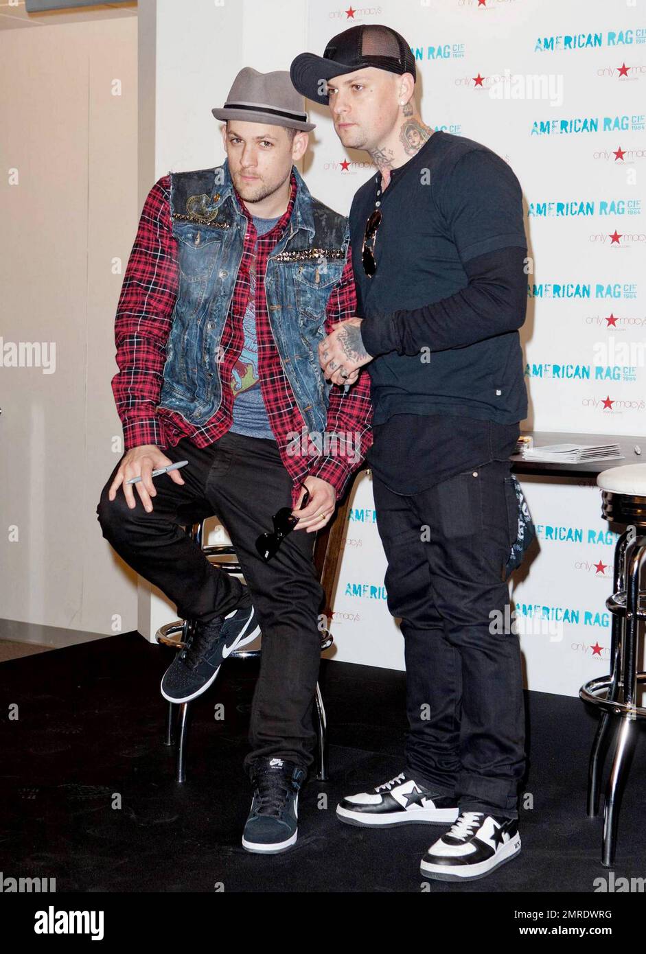 Rockers Joel and Benji Madden of Good Charlotte perform their final ...