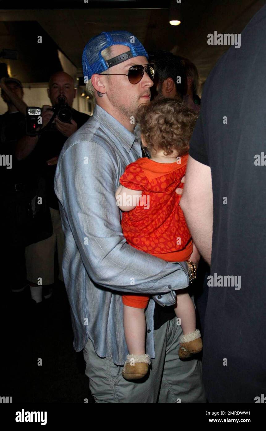 Nicole Richie, Joel Madden and daughter Harlow returned to LAX from ...