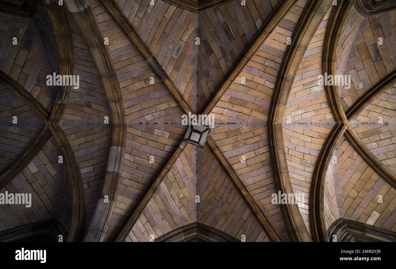 A beautiful vaulted Gothic ceiling Stock Photo - Alamy