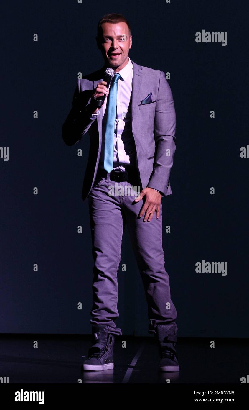 Chippendales introduces its newest guest host Joey Lawrence at the ...