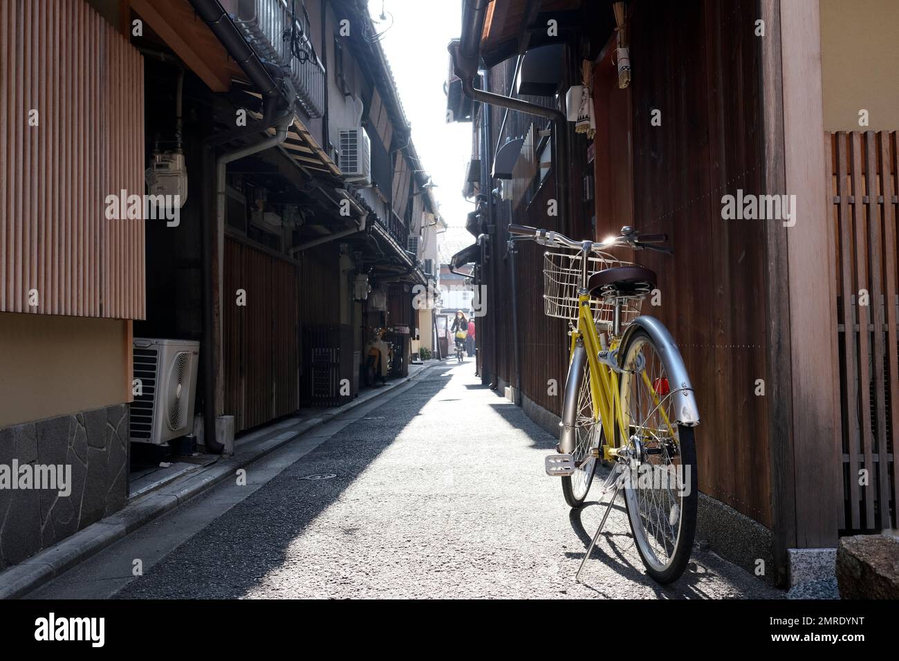 Japanese woman riding bicycle hi-res stock photography and images - Alamy