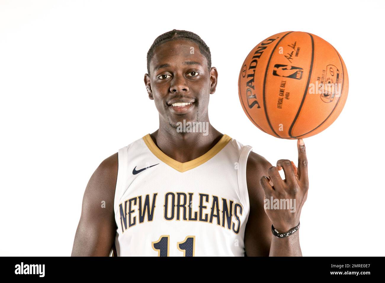 Pelicans' Jrue Holiday during their NBA basketball media day in New ...