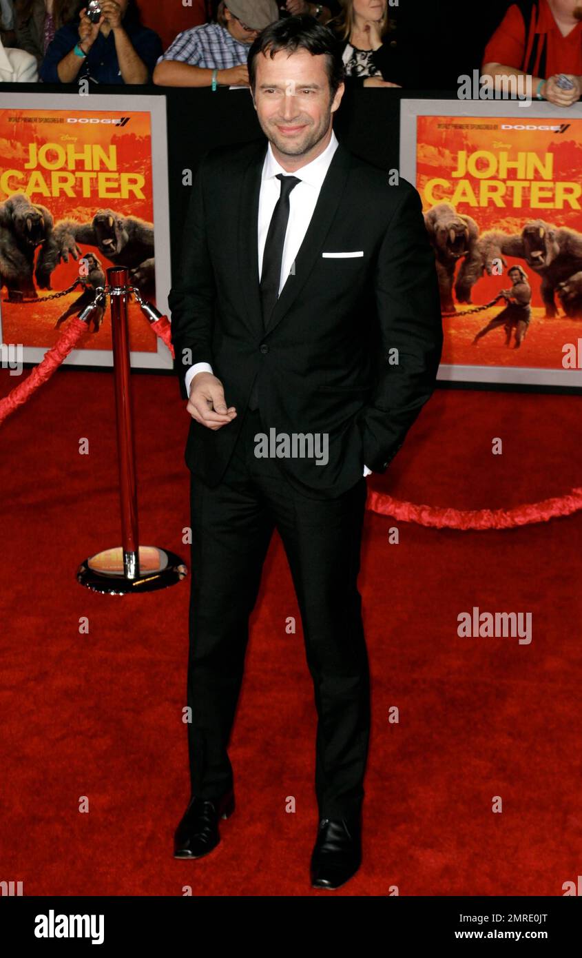 Actor James Purefoy attending the World Premiere of DisneyÕs ÒJohn ...