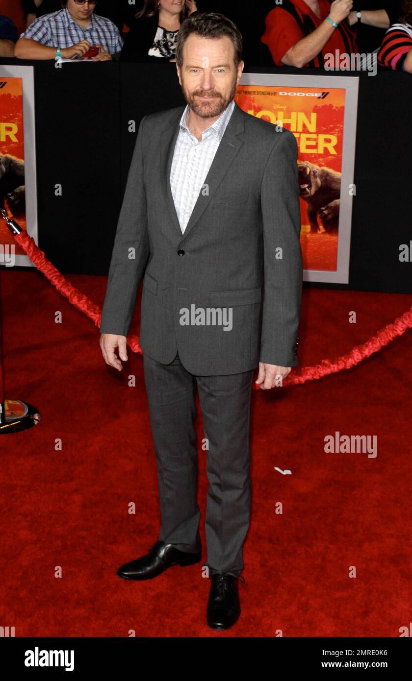 Actor Bryan Cranston attending the World Premiere of DisneyÕs ÒJohn ...