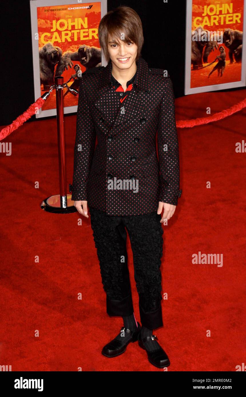 Actor Yuma Nakayama attending the World Premiere of DisneyÕs ÒJohn ...