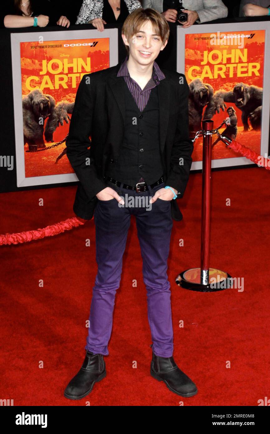 Actor Dylan Riley Snyder attending the World Premiere of DisneyÕs ÒJohn ...