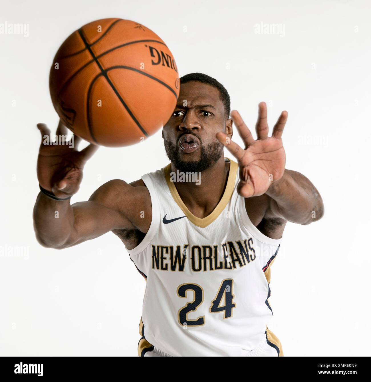 Pelicans' Tony Allen during their NBA basketball media day in New ...