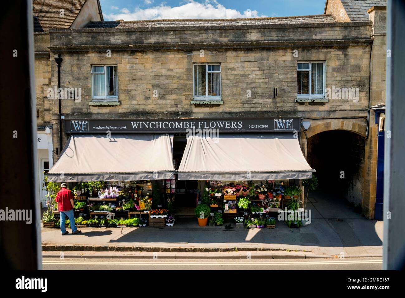 Plant shop in Winchcombe, England Stock Photo - Alamy