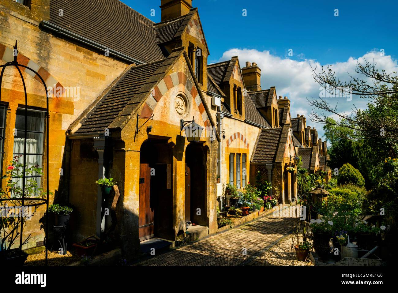 Dent's Terrace or Winchcombe Almshouses in the Cotswold District ...