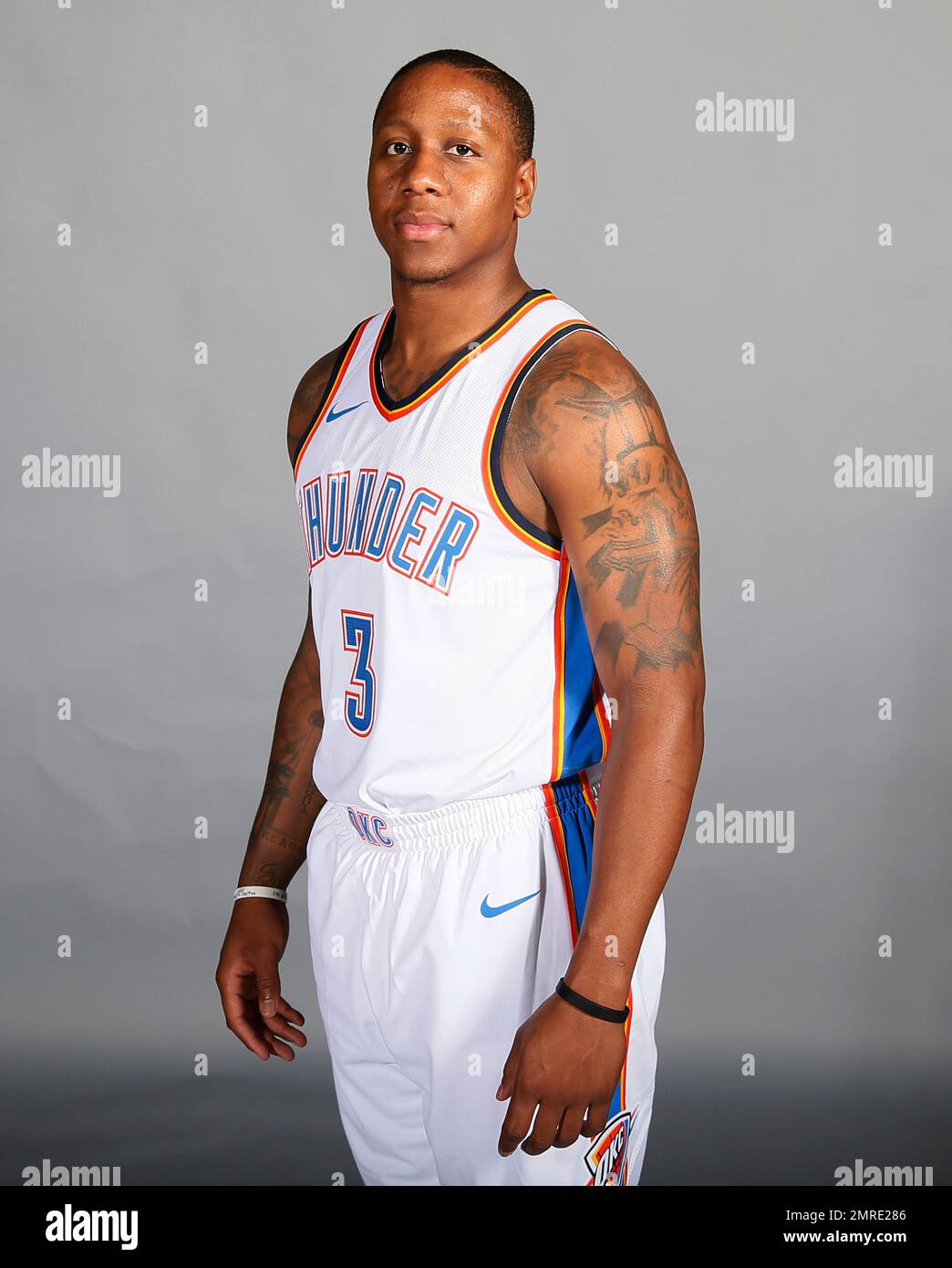 Oklahoma City Thunder guard Isaiah Canaan is pictured during an NBA ...