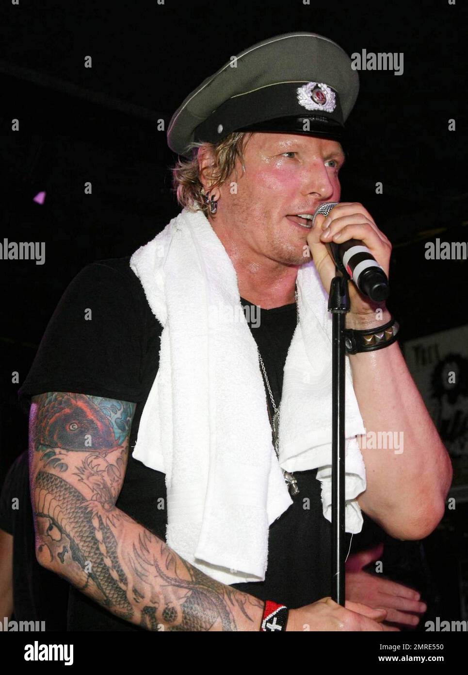 Matt Soren performs at the John Varvatos 10th Anniversary Party held at ...