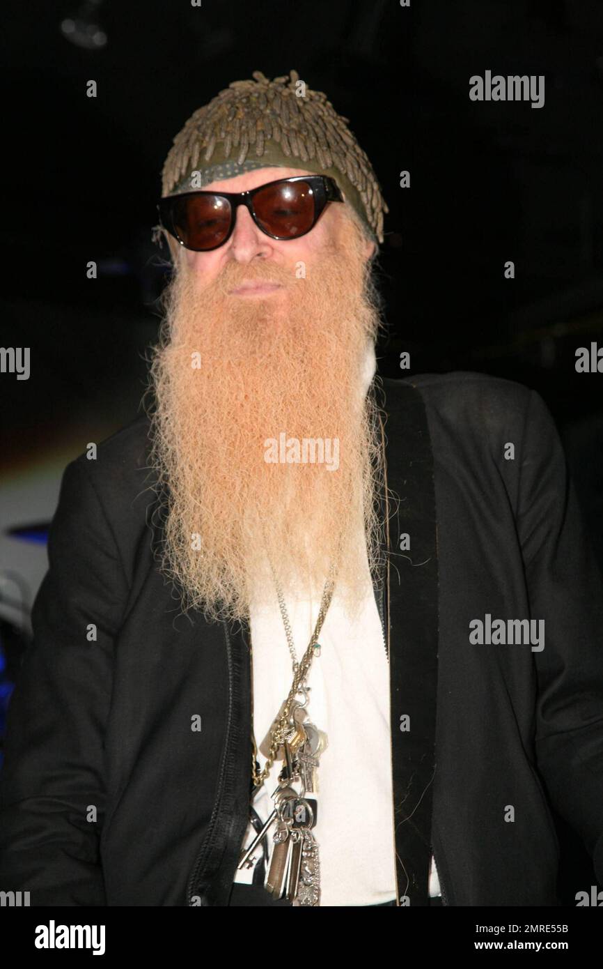 Billy Gibbons of ZZ top performs at the John Varvatos 10th Anniversary ...