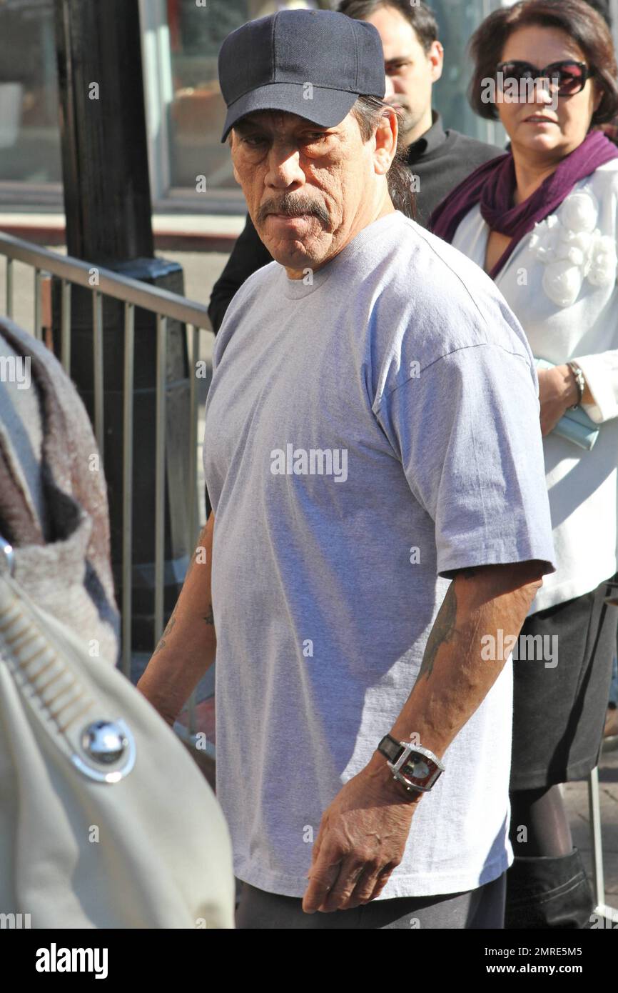 Danny Trejo at the John Wells star cermony on the Hollywood Walk Of ...