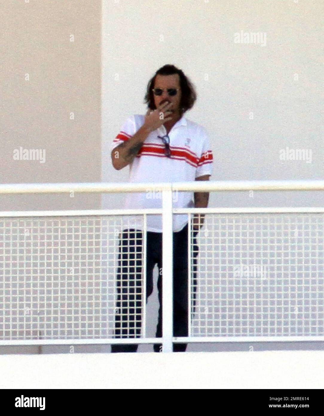 EXCLUSIVE!! Actor Johnny Depp takes time out of his busy promotional ...