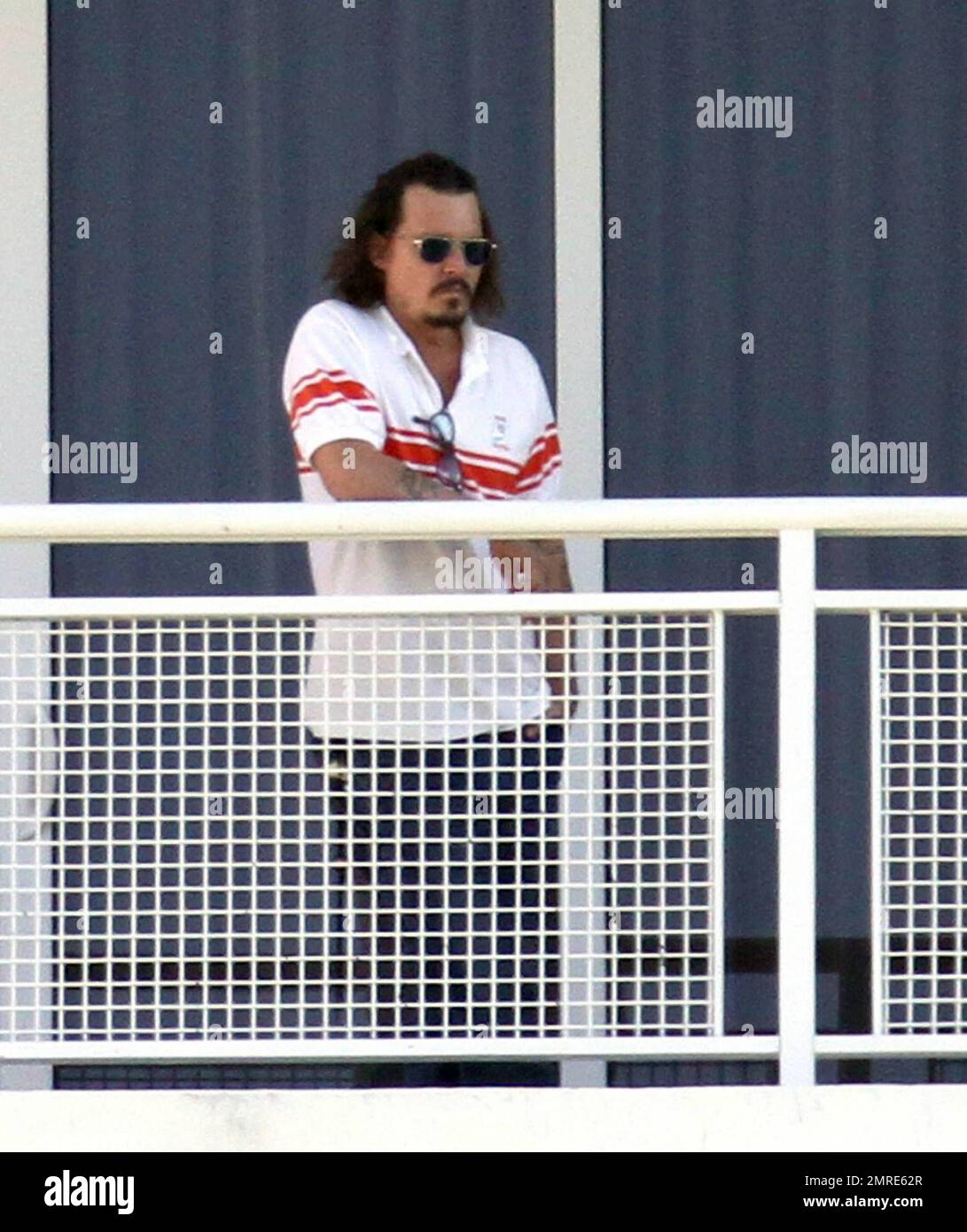 EXCLUSIVE!! Actor Johnny Depp takes time out of his busy promotional ...