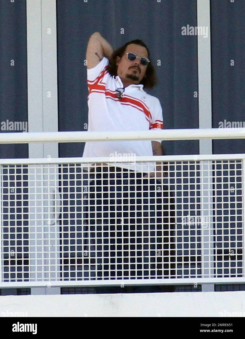 EXCLUSIVE!! Actor Johnny Depp takes time out of his busy promotional ...