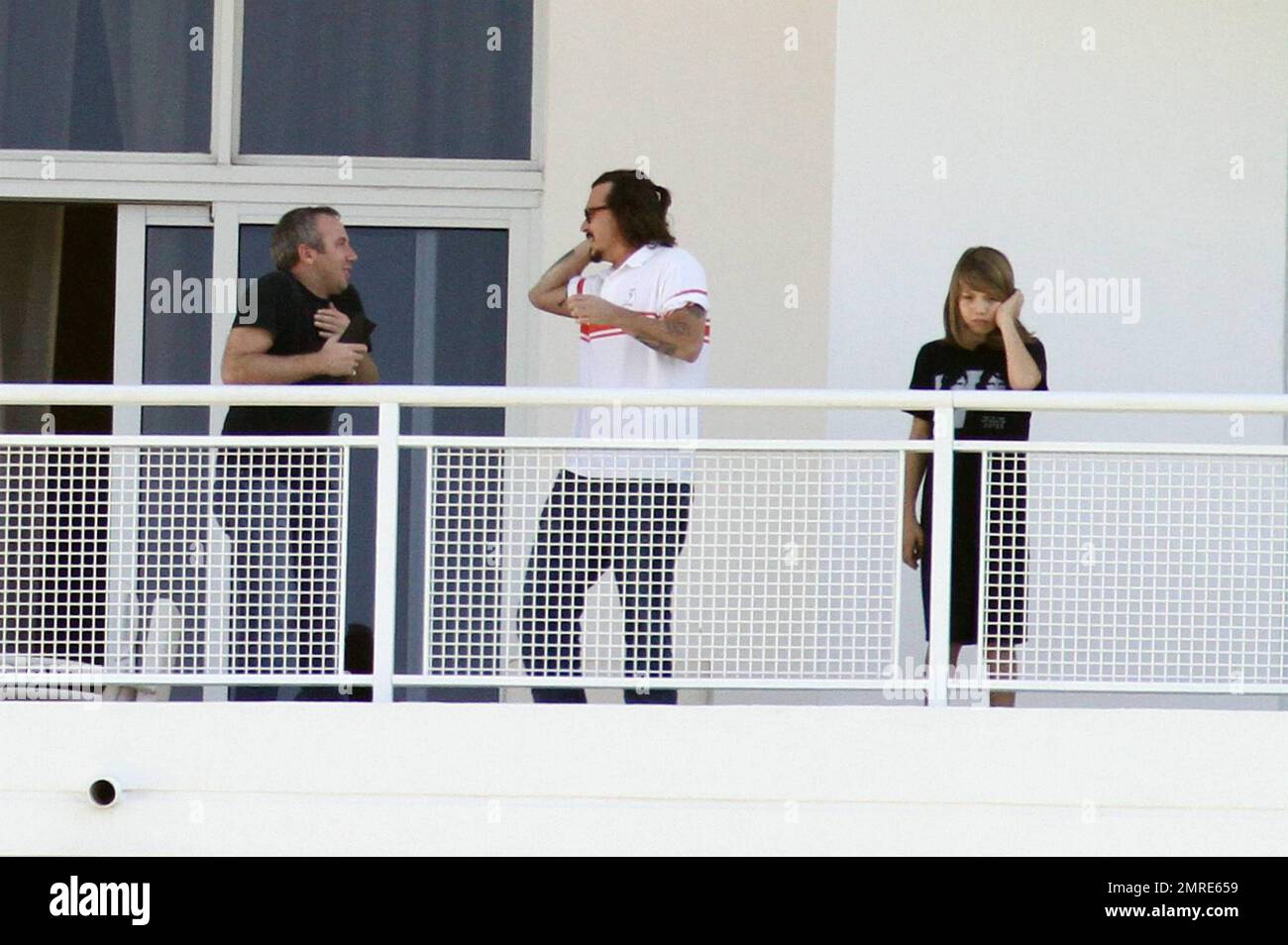 EXCLUSIVE!! Actor Johnny Depp takes time out of his busy promotional ...