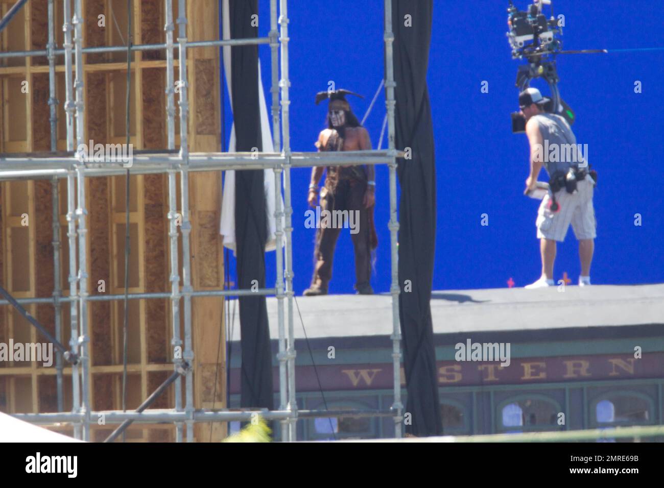 Lone ranger tonto hi-res stock photography and images - Alamy