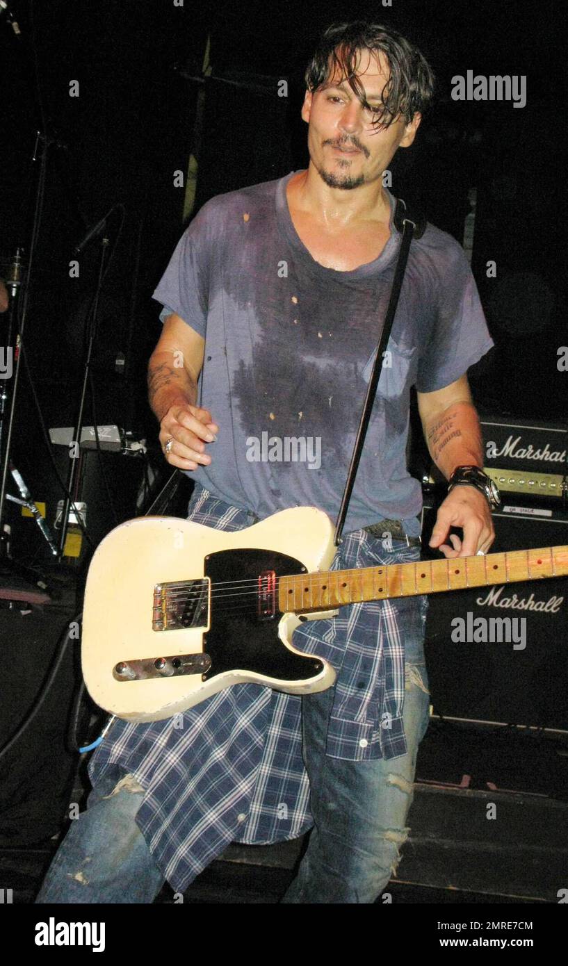 Following days of rehearsals, heart throb actor Johnny Depp joined his ...