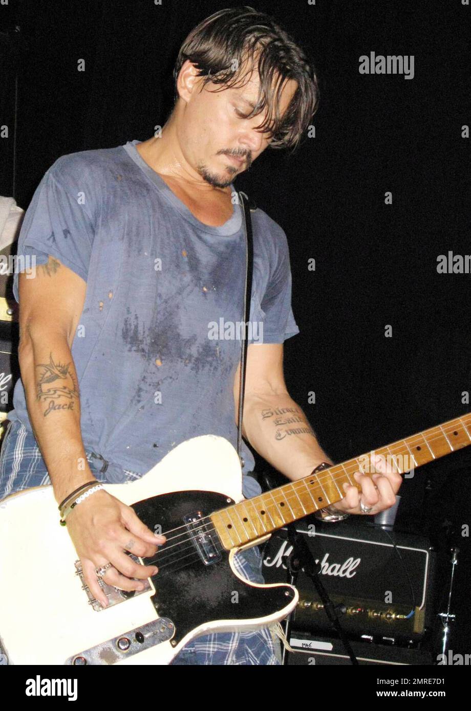 Following days of rehearsals, heart throb actor Johnny Depp joined his ...