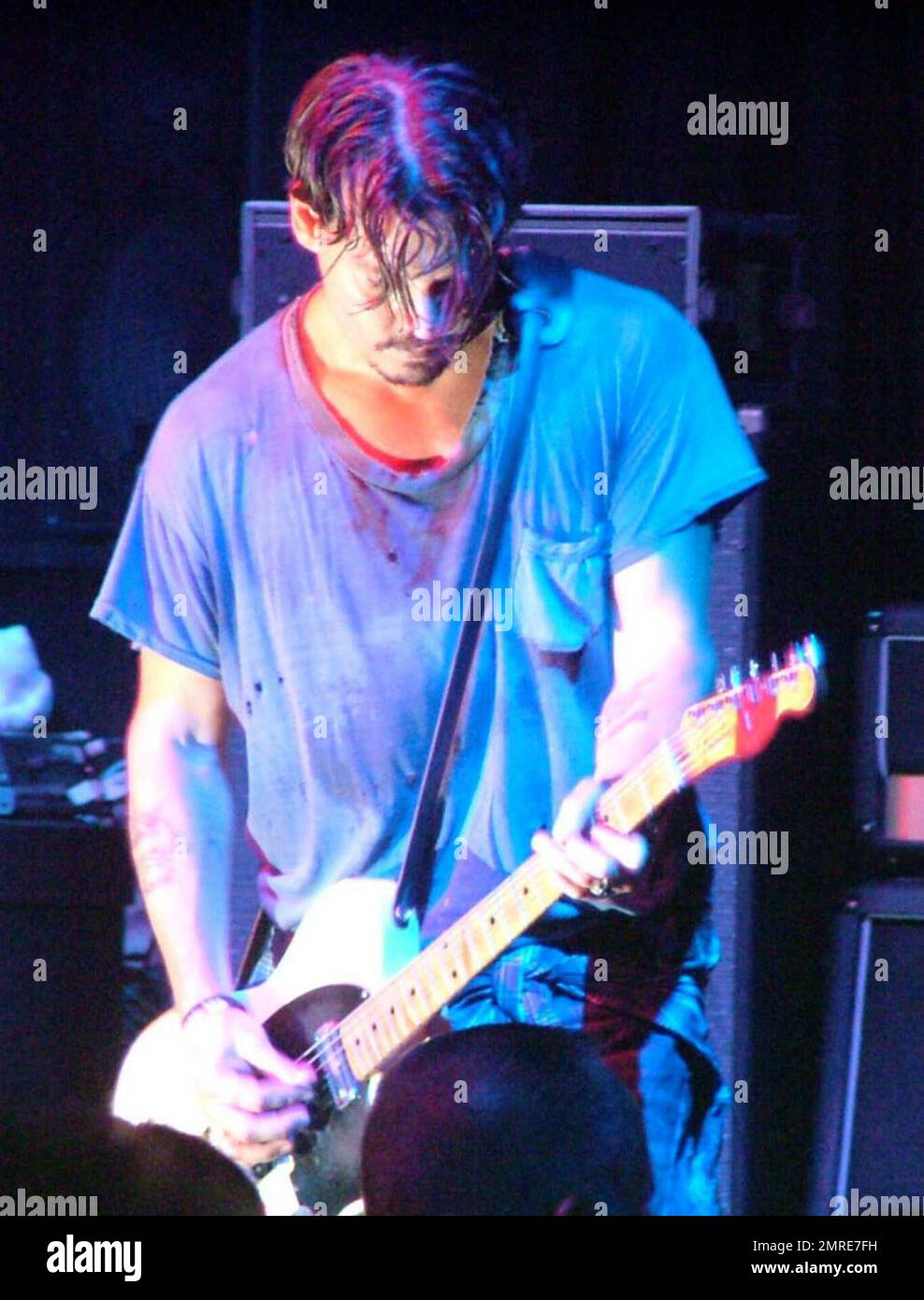 Following days of rehearsals, heart throb actor Johnny Depp joined his ...